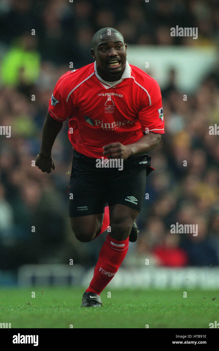 JEAN-CLAUDE DARCHEVILLE NOTTINGHAM FOREST FC 30 January 1999 Stock ...