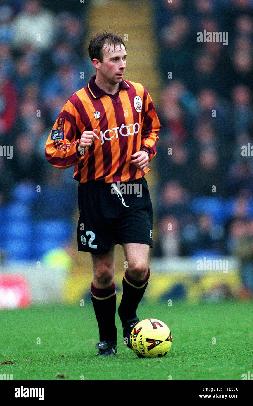 STEPHEN WRIGHT BRADFORD CITY FC 31 January 1999 Stock Photo - Alamy