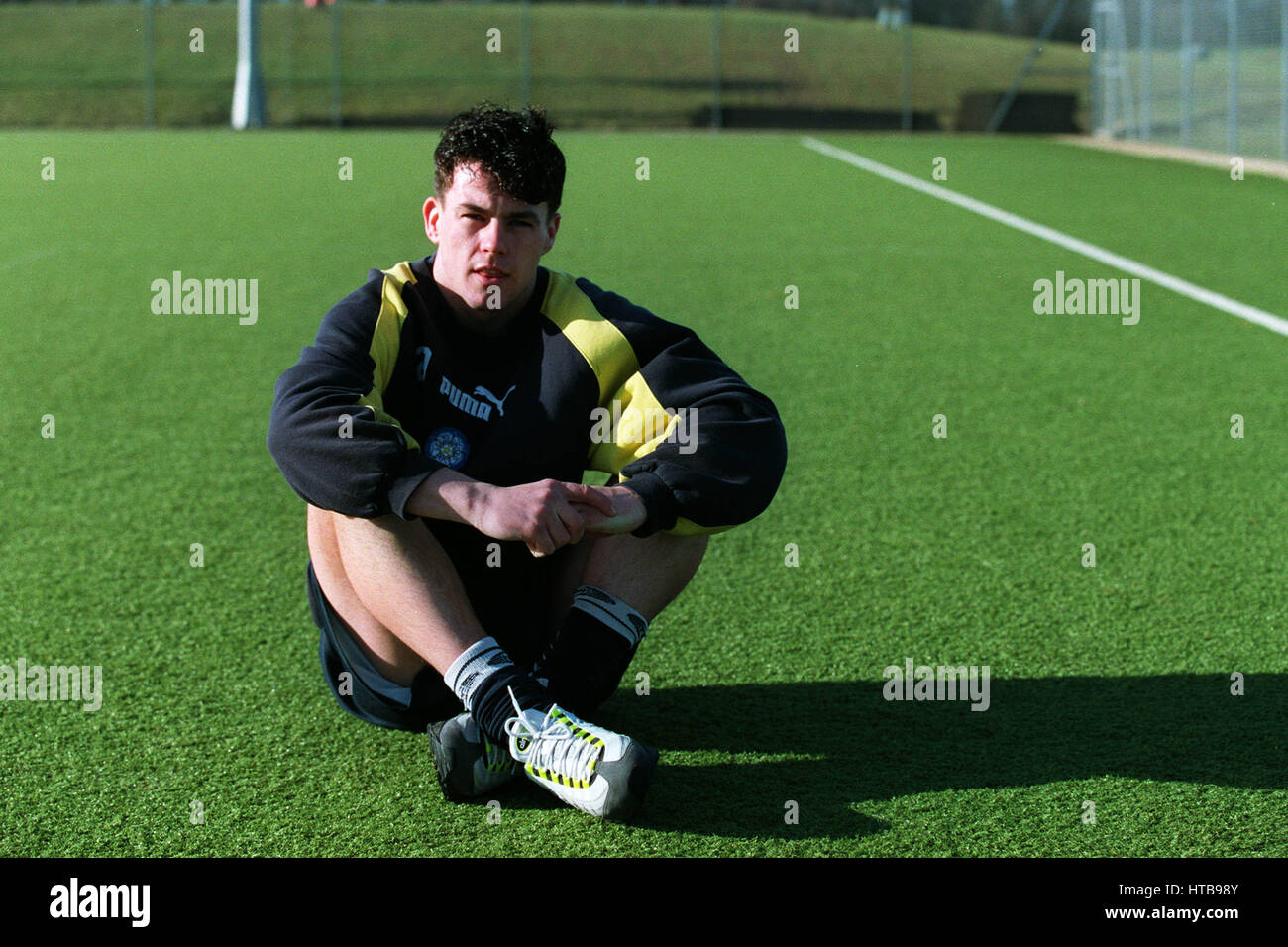 IAN HARTE LEEDS UNITED FC 04 February 1999 Stock Photo - Alamy