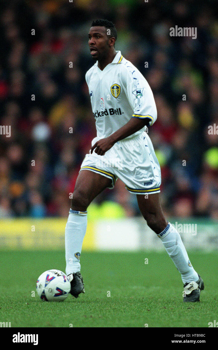 LUCAS RADEBE LEEDS UNITED FC 06 February 1999 Stock Photo - Alamy