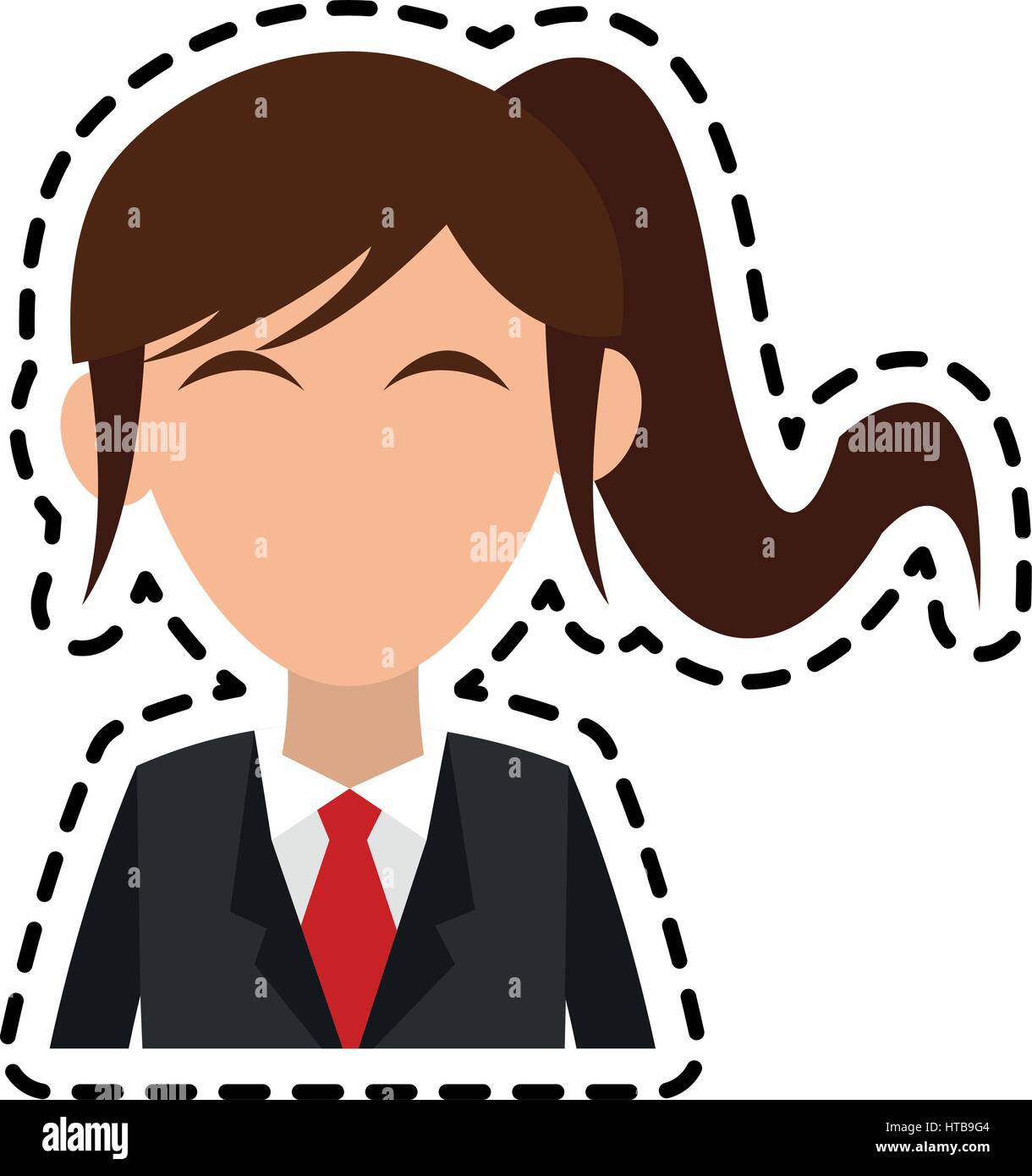 business woman icon image Stock Vector Image & Art - Alamy