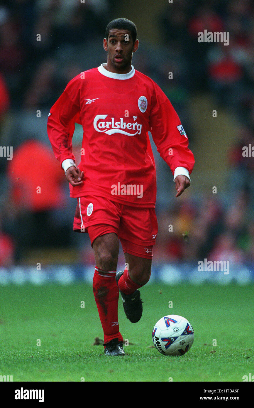 PHIL BABB LIVERPOOL FC 20 February 1999 Stock Photo - Alamy