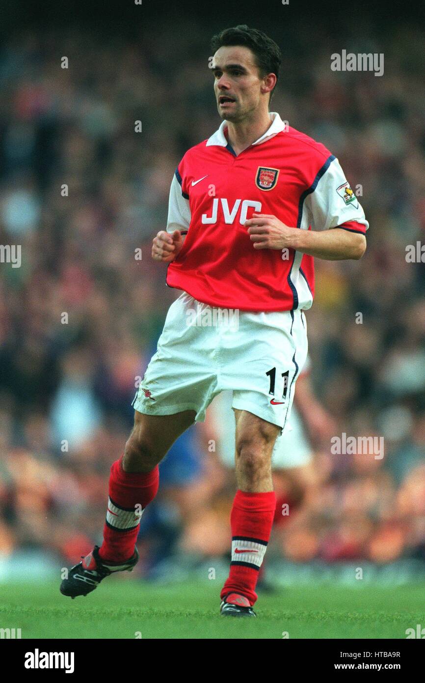MARC OVERMARS ARSENAL FC 22 February 1999 Stock Photo - Alamy