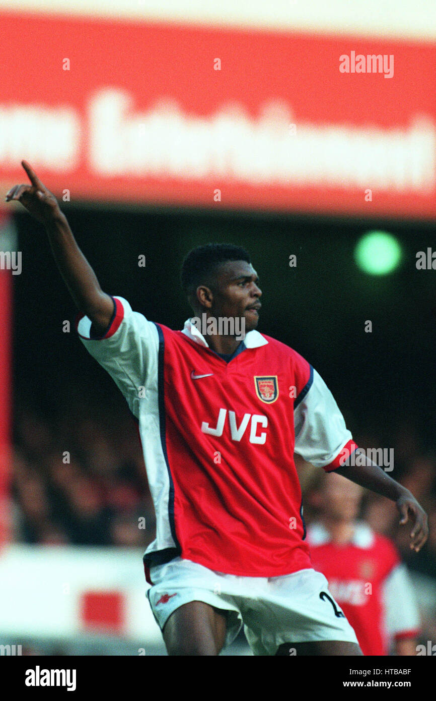 KANU ARSENAL FC 22 February 1999 Stock Photo - Alamy