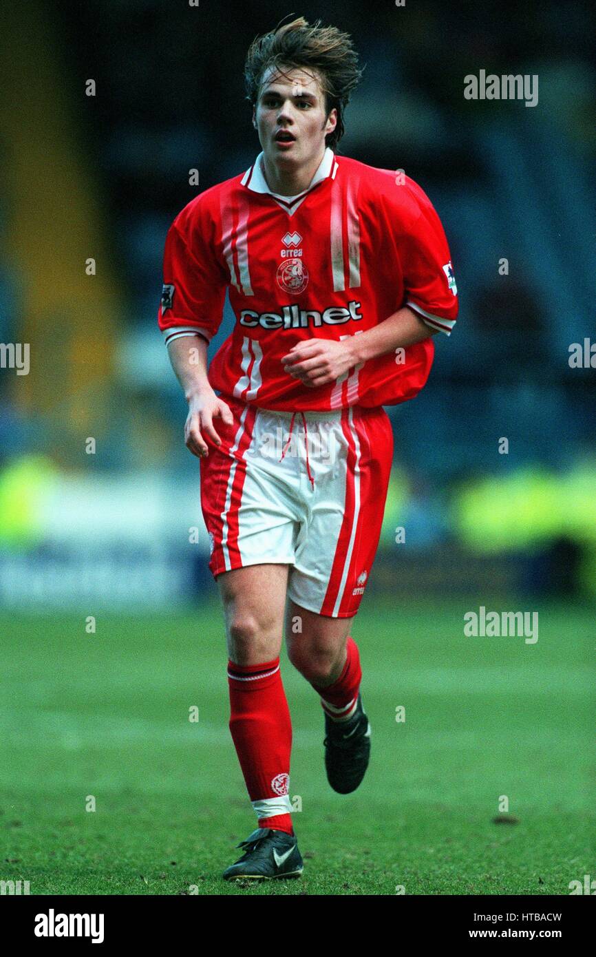 ROBBIE STOCKDALE MIDDLESBROUGH FC 27 February 1999 Stock Photo - Alamy