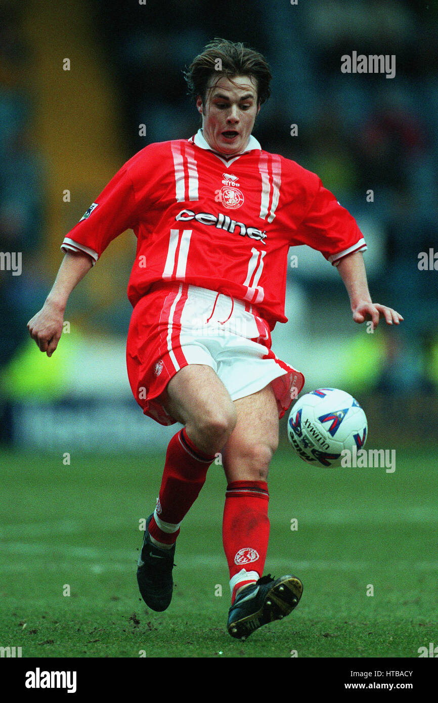 ROBBIE STOCKDALE MIDDLESBROUGH FC 27 February 1999 Stock Photo - Alamy