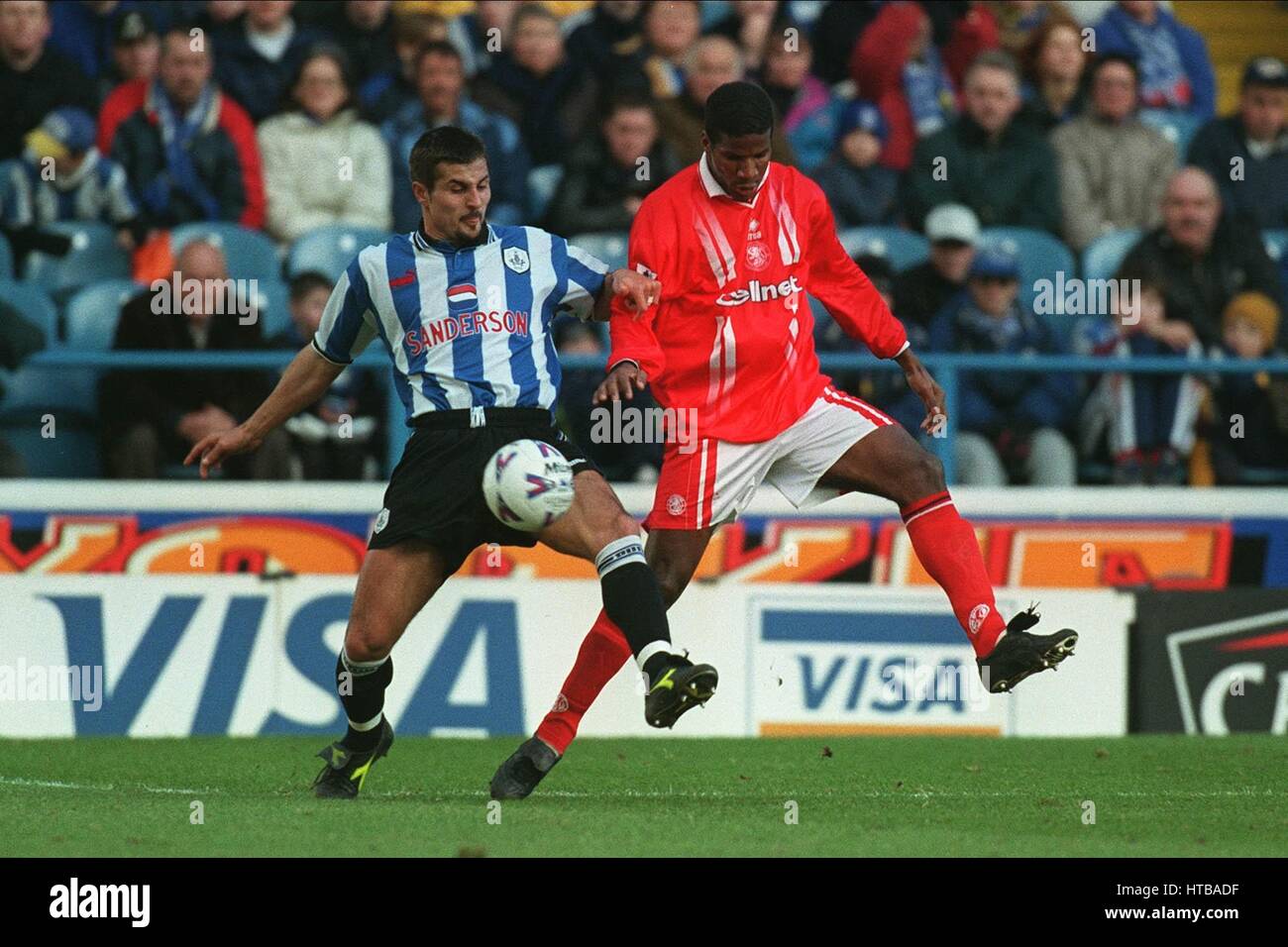 THOME & HAMILTON RICARD SHEFFIELD WED V MIDDLESBROUGH 27 February 1999 ...