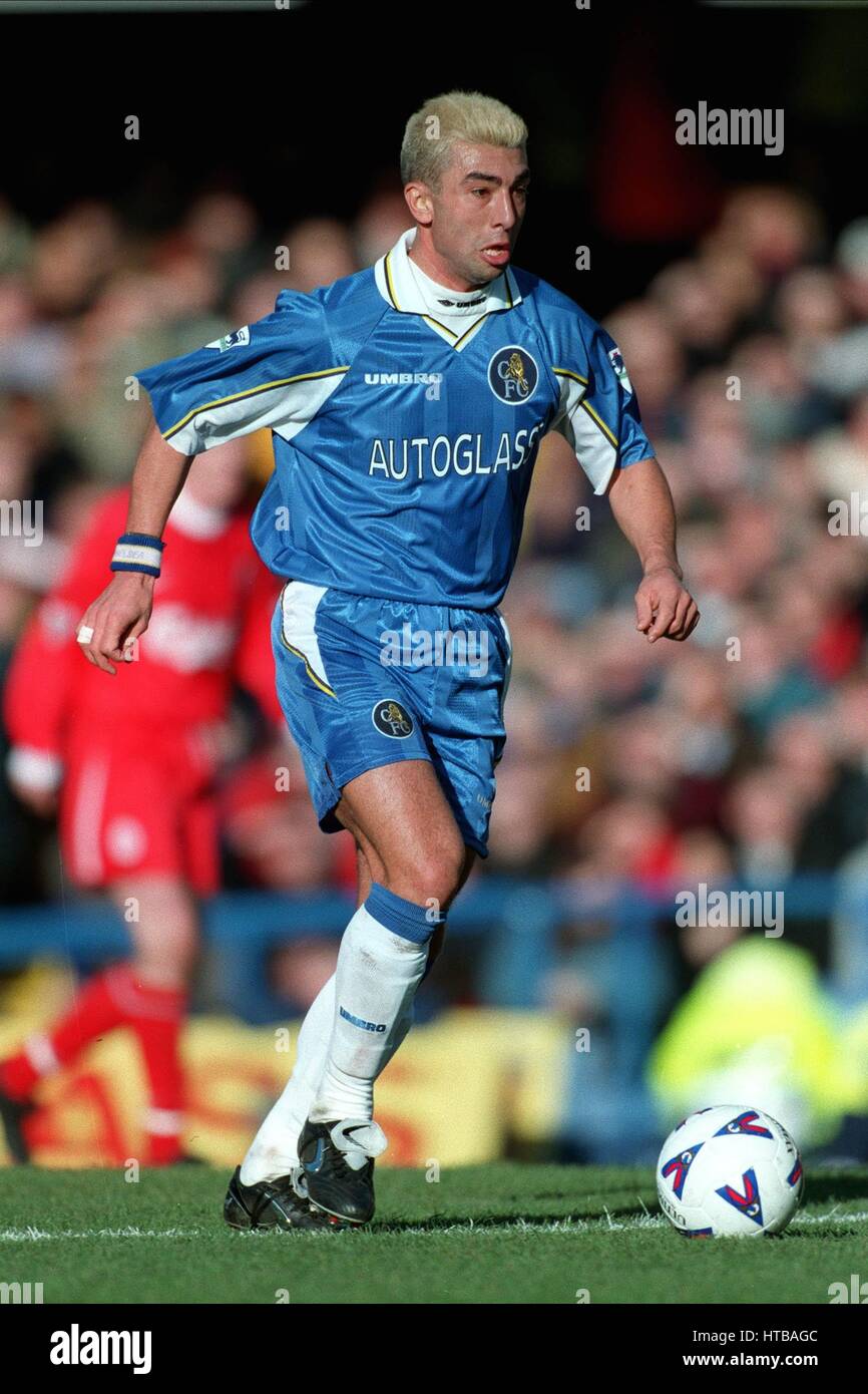 ROBERTO DI MATTEO CHELSEA FC 02 March 1999 Stock Photo - Alamy