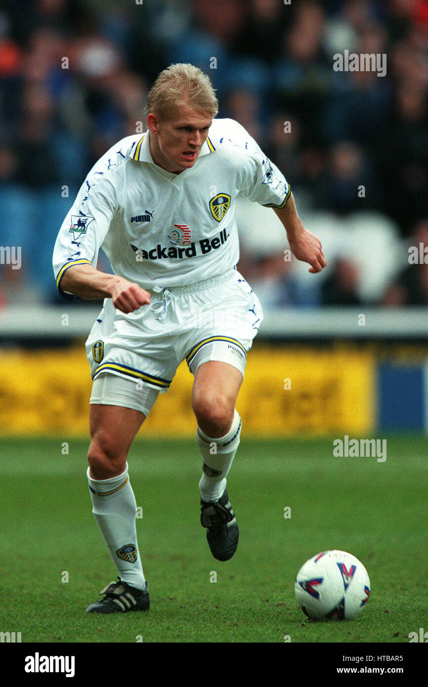 ALF-INGE HAALAND LEEDS UNITED FC 13 March 1999 Stock Photo - Alamy