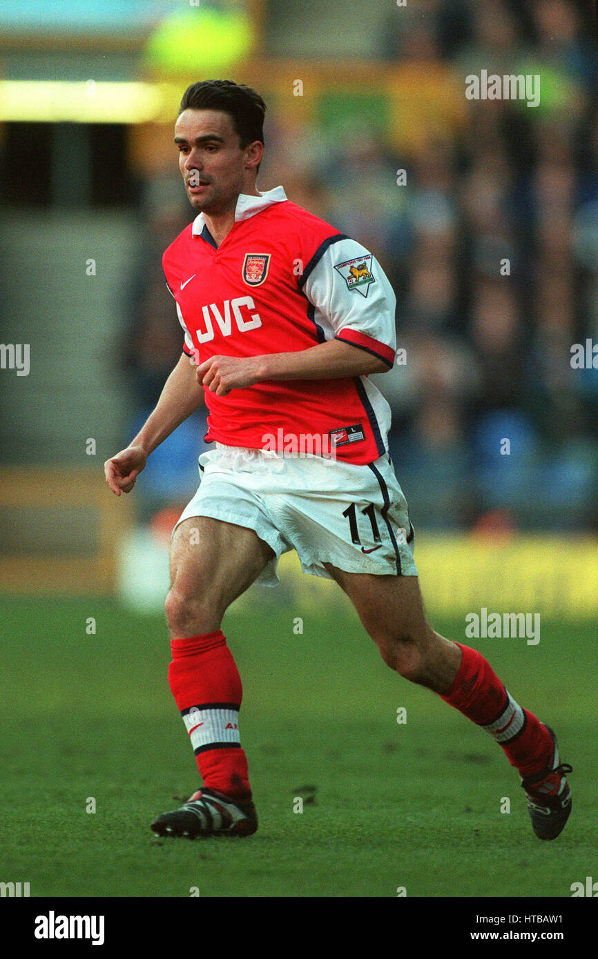 MARC OVERMARS ARSENAL FC 13 March 1999 Stock Photo - Alamy