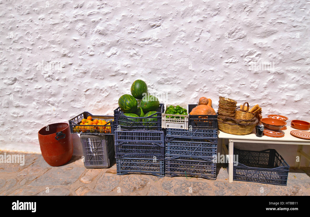 traditional greek grocery shop Stock Photo - Alamy
