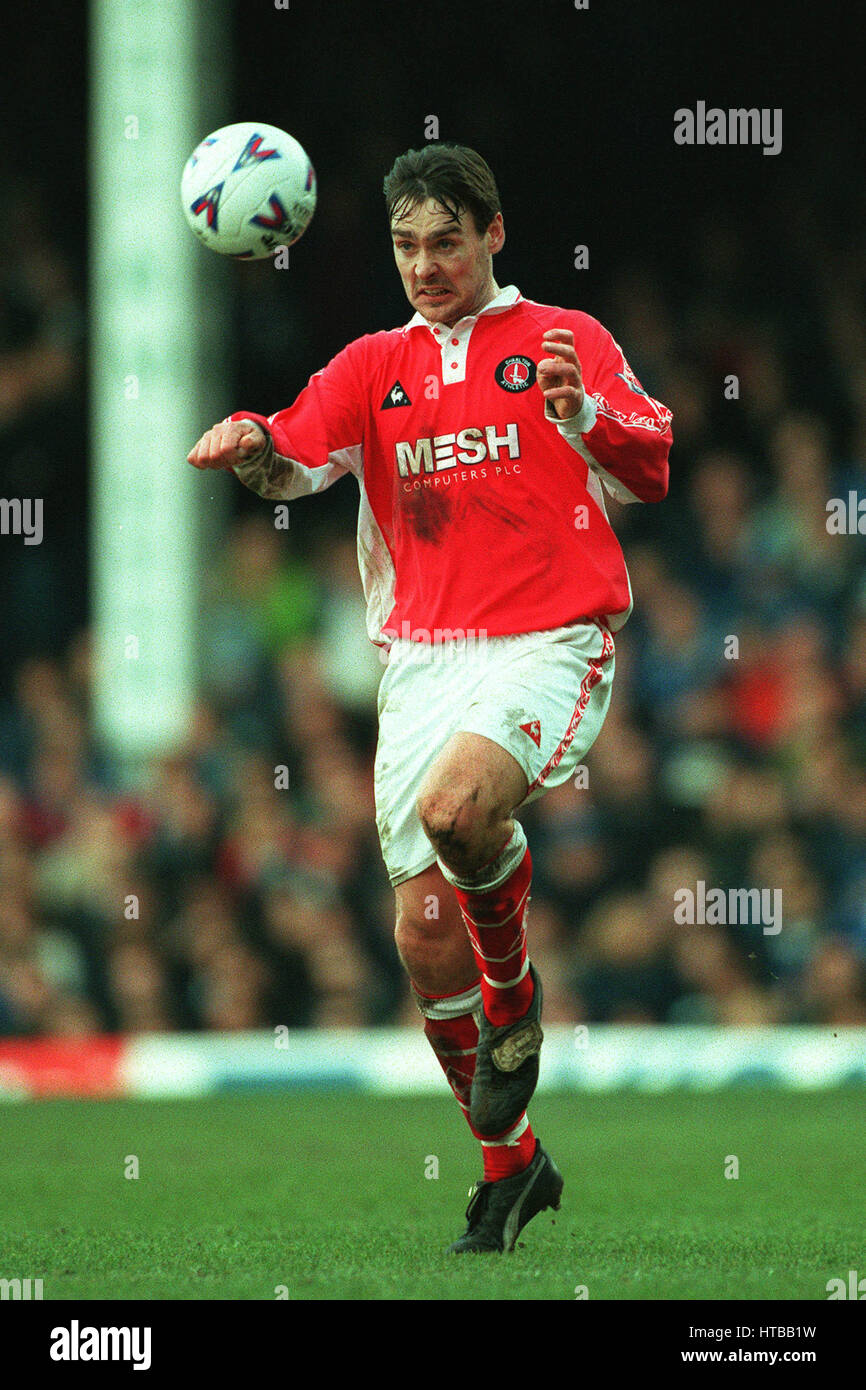 STEVE BROWN CHARLTON ATHLETIC FC 13 March 1999 Stock Photo - Alamy