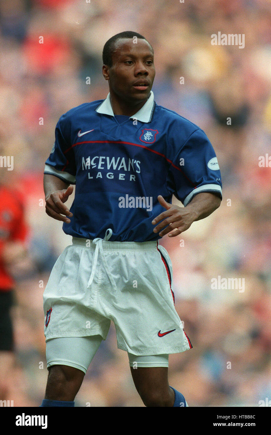 ROD WALLACE GLASGOW RANGERS FC 22 March 1999 Stock Photo - Alamy