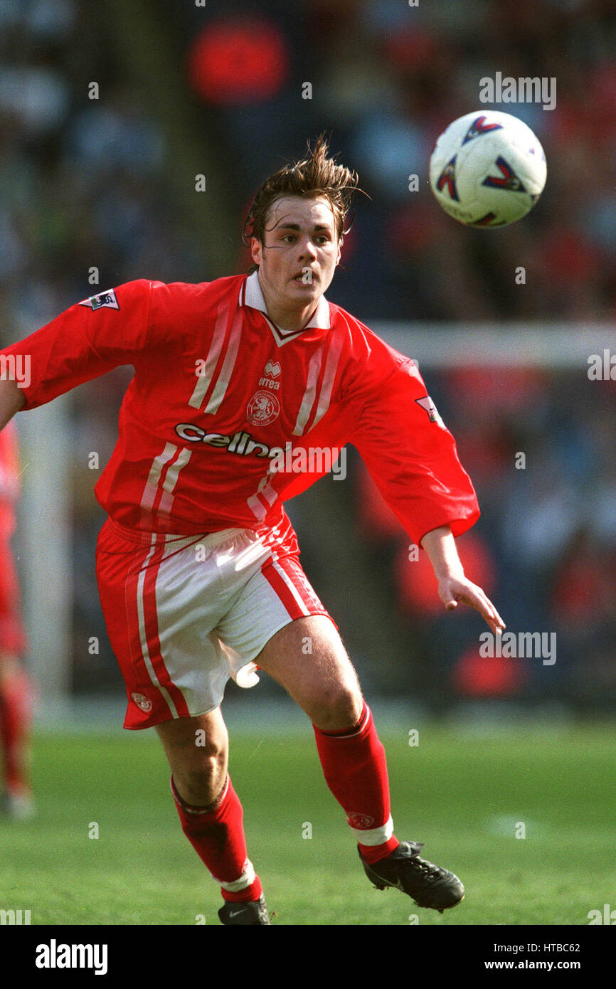 ROBBIE STOCKDALE MIDDLESBROUGH FC 03 April 1999 Stock Photo - Alamy