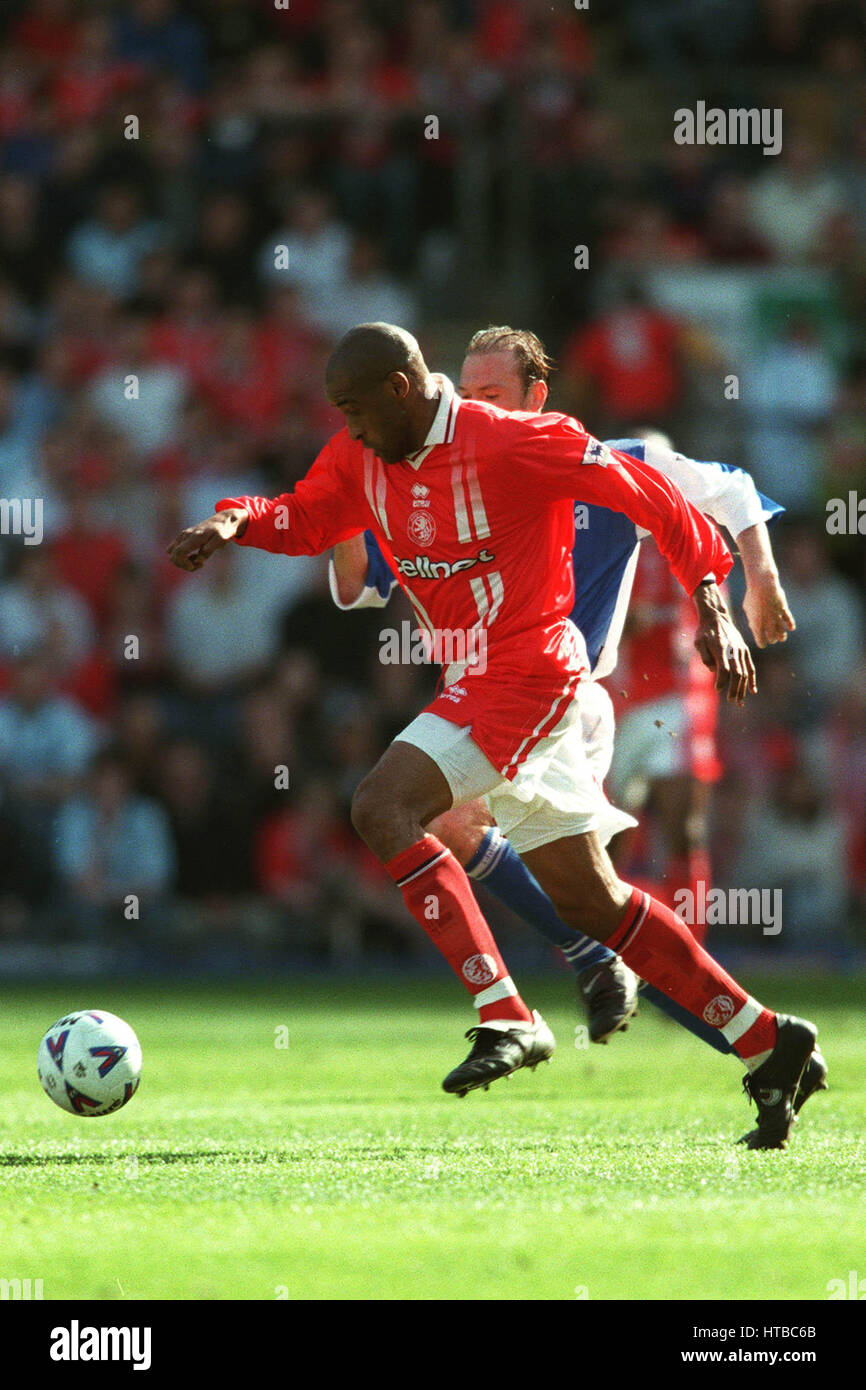 BRIAN DEANE & DARIO MARCOLIN BLACKBURN R V MIDDLESBROUGH 03 April 1999 ...