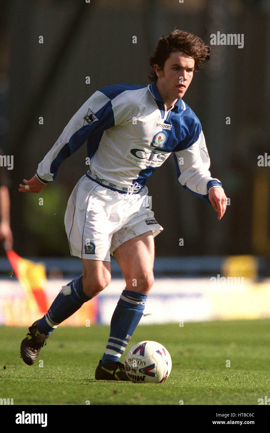 DAMIEN JOHNSON BLACKBURN ROVERS FC 03 April 1999 Stock Photo - Alamy