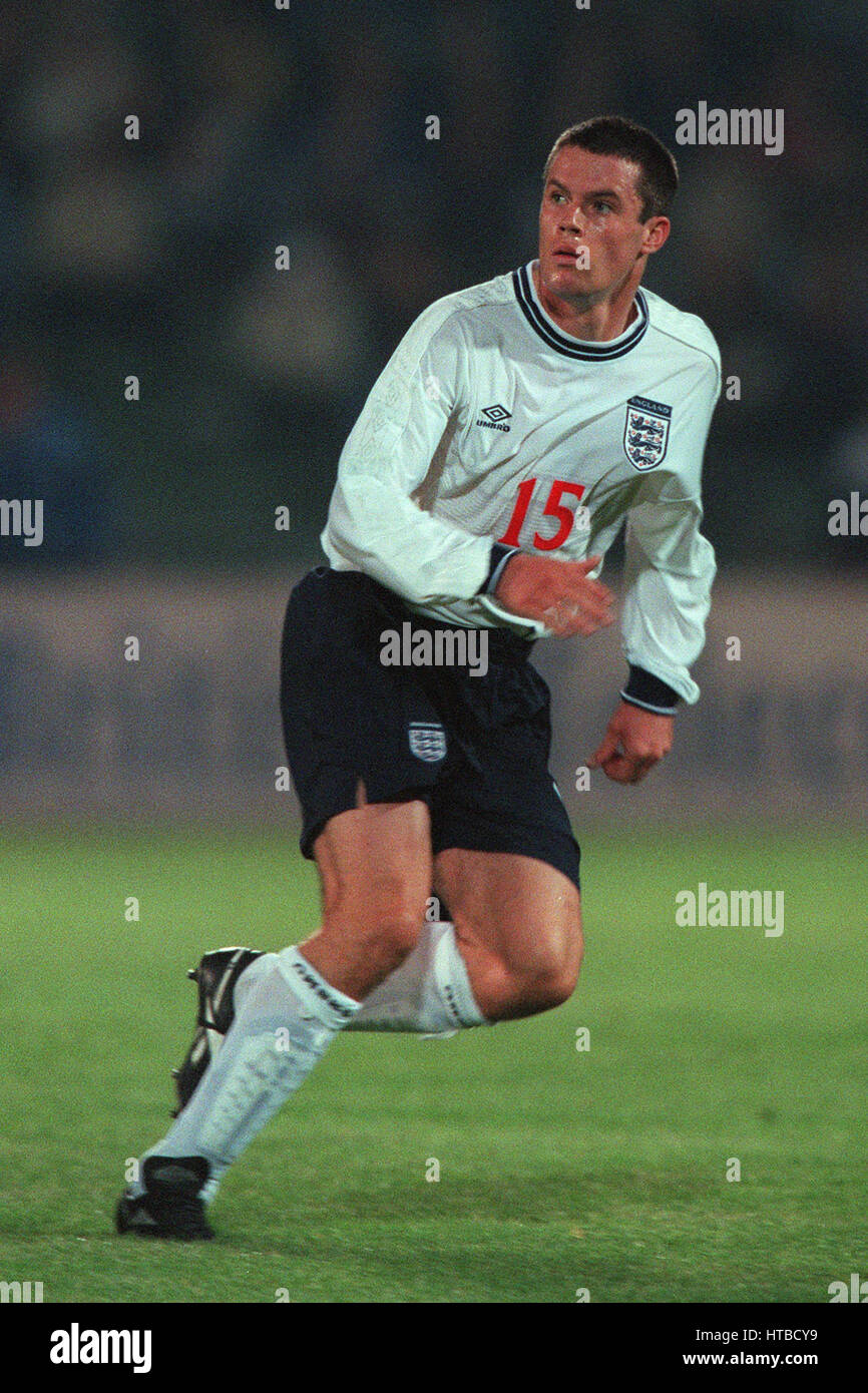 JAMIE CARRAGHER ENGLAND & LIVERPOOL FC 29 April 1999 Stock Photo - Alamy