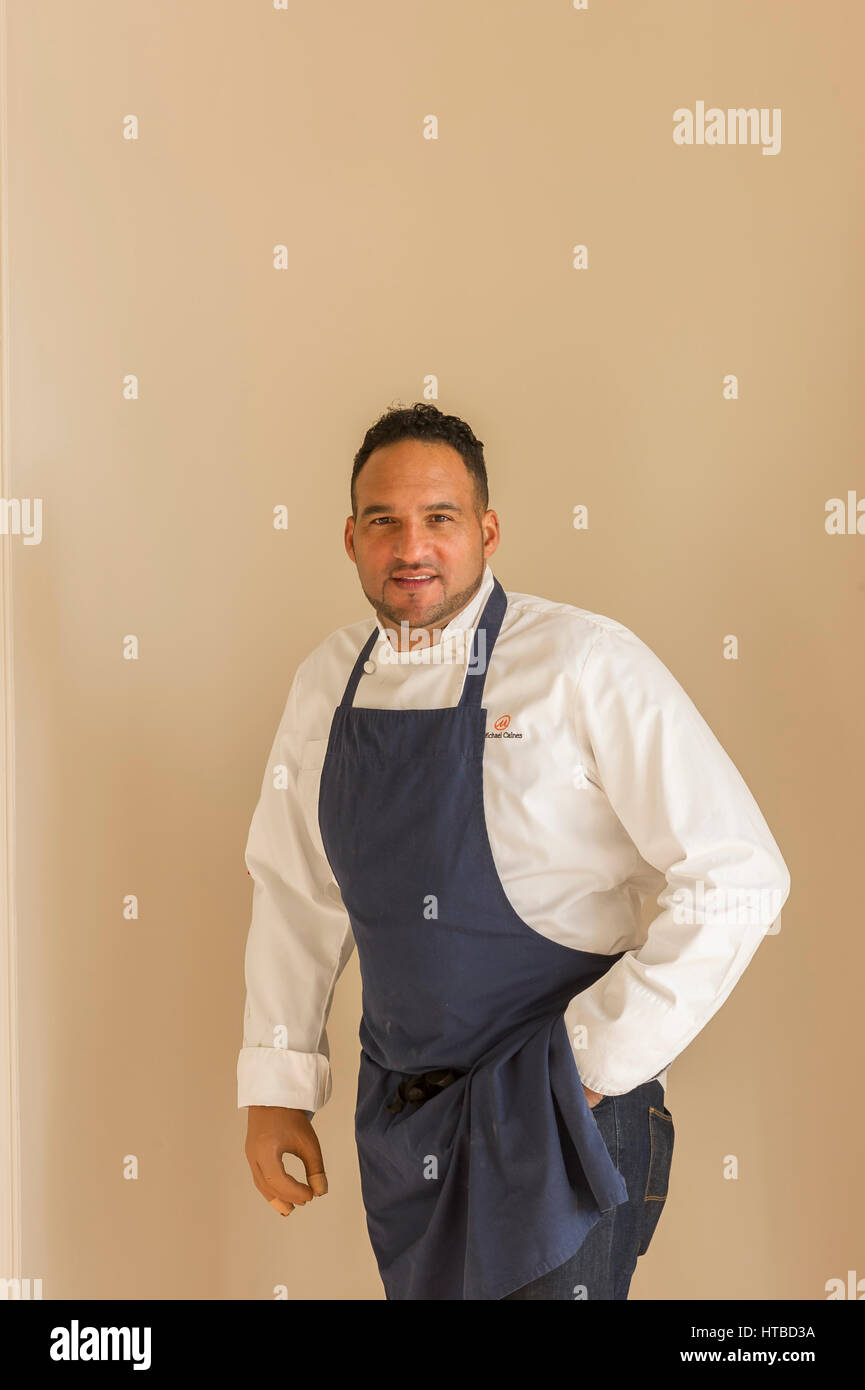 Celebrity chef Michael Caines at his new Lympstone Manor contemporary ...