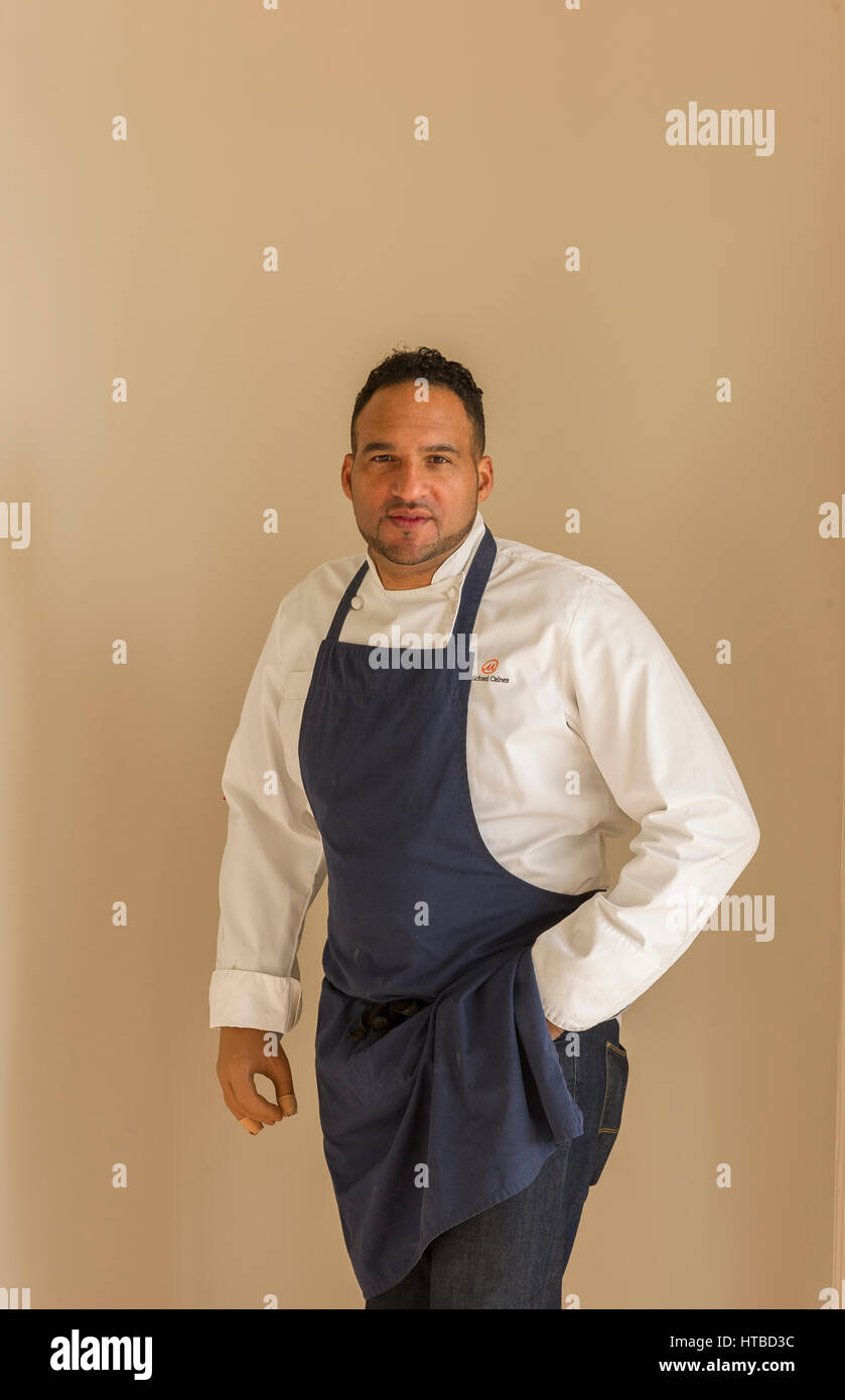 Celebrity chef Michael Caines at his new Lympstone Manor contemporary ...