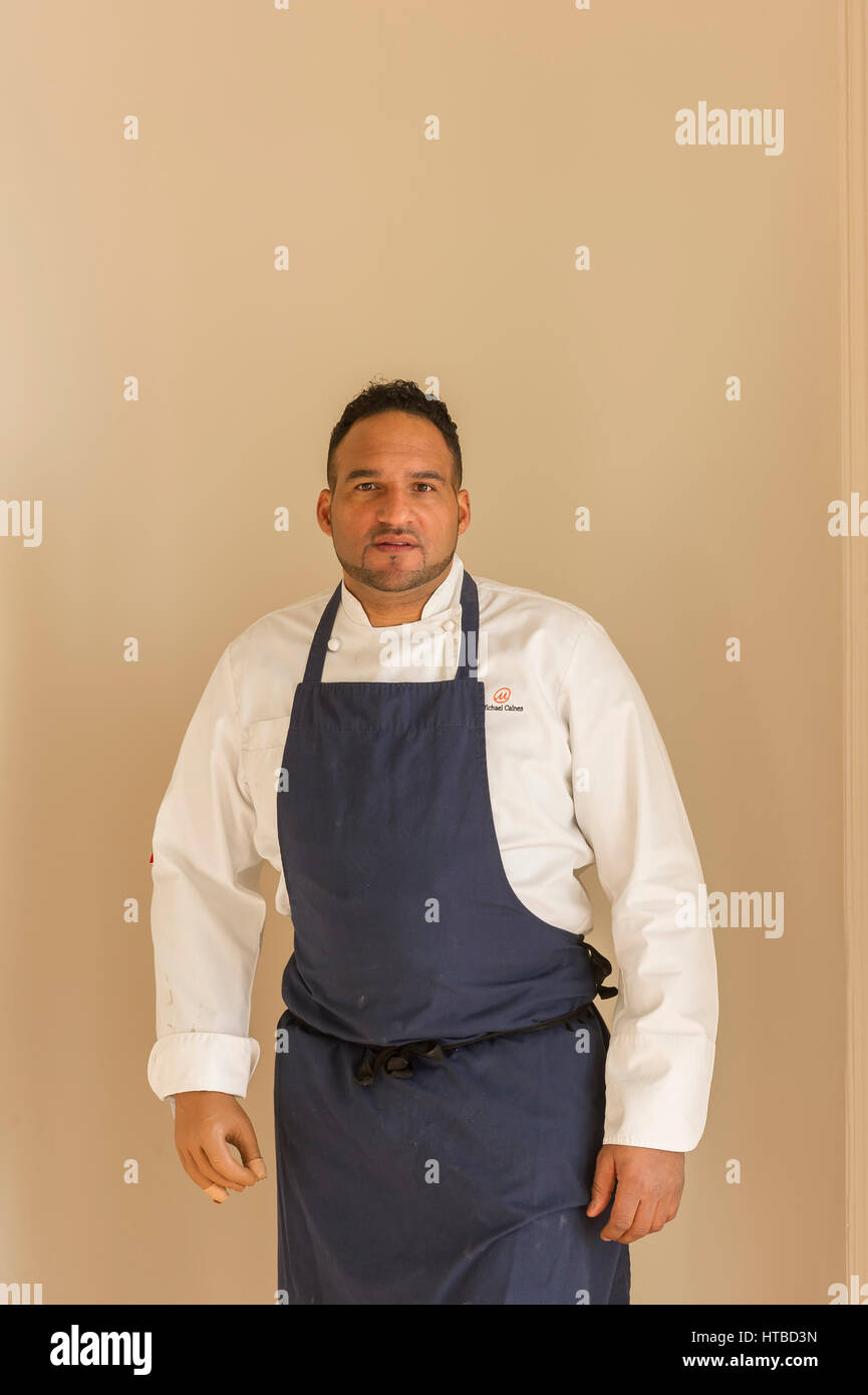 Celebrity chef Michael Caines at his new Lympstone Manor contemporary ...