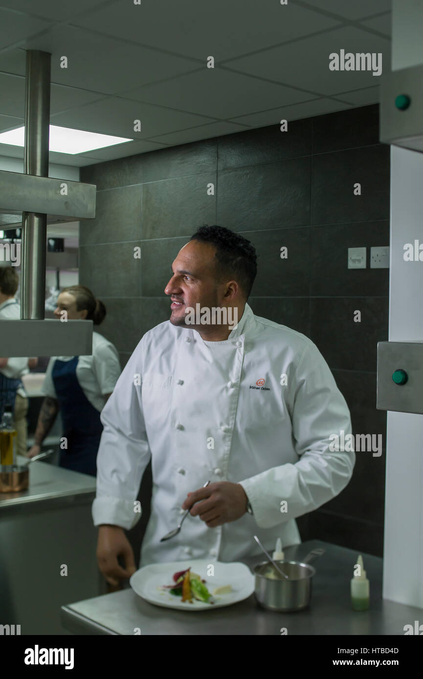 Celebrity chef Michael Caines at his new Lympstone Manor contemporary ...