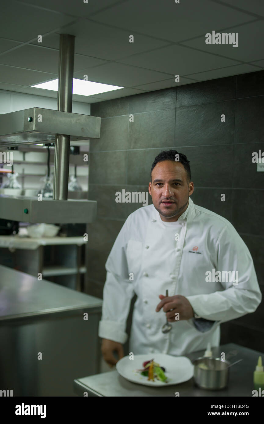 Celebrity chef Michael Caines at his new Lympstone Manor contemporary ...