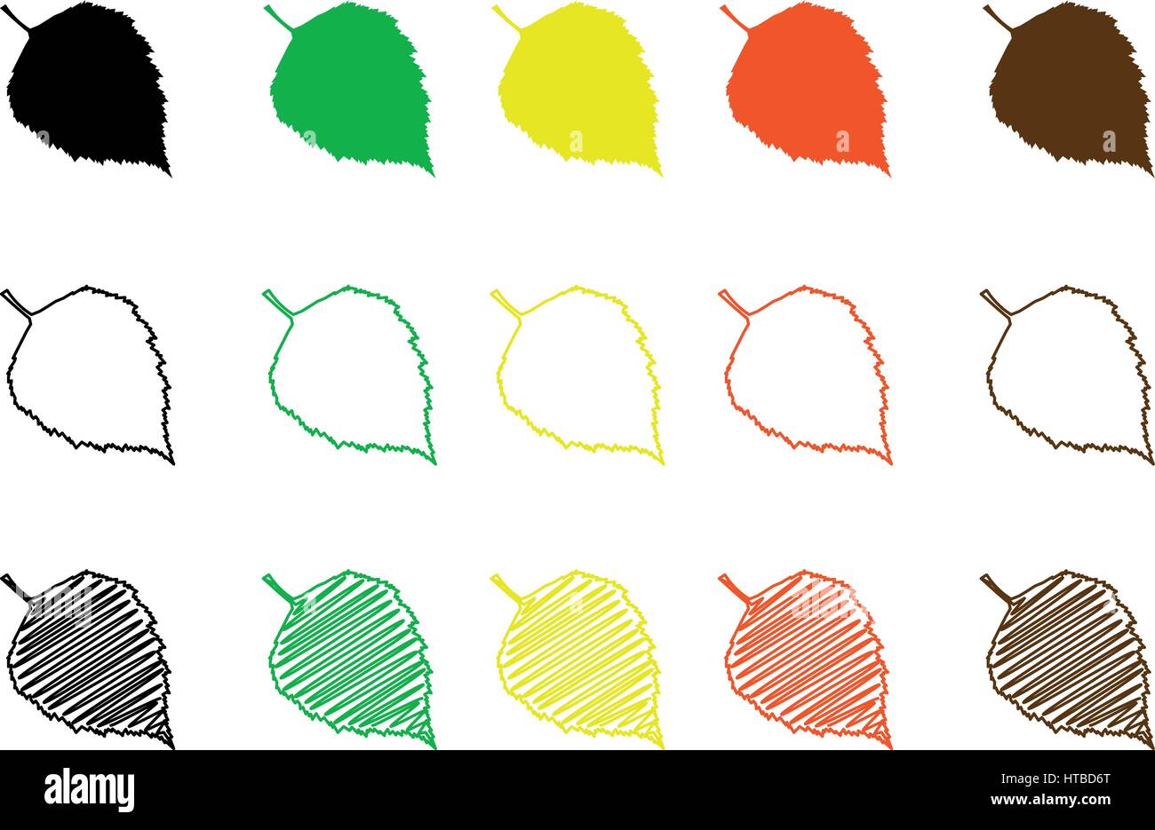 Birch greenery Stock Vector Images - Alamy