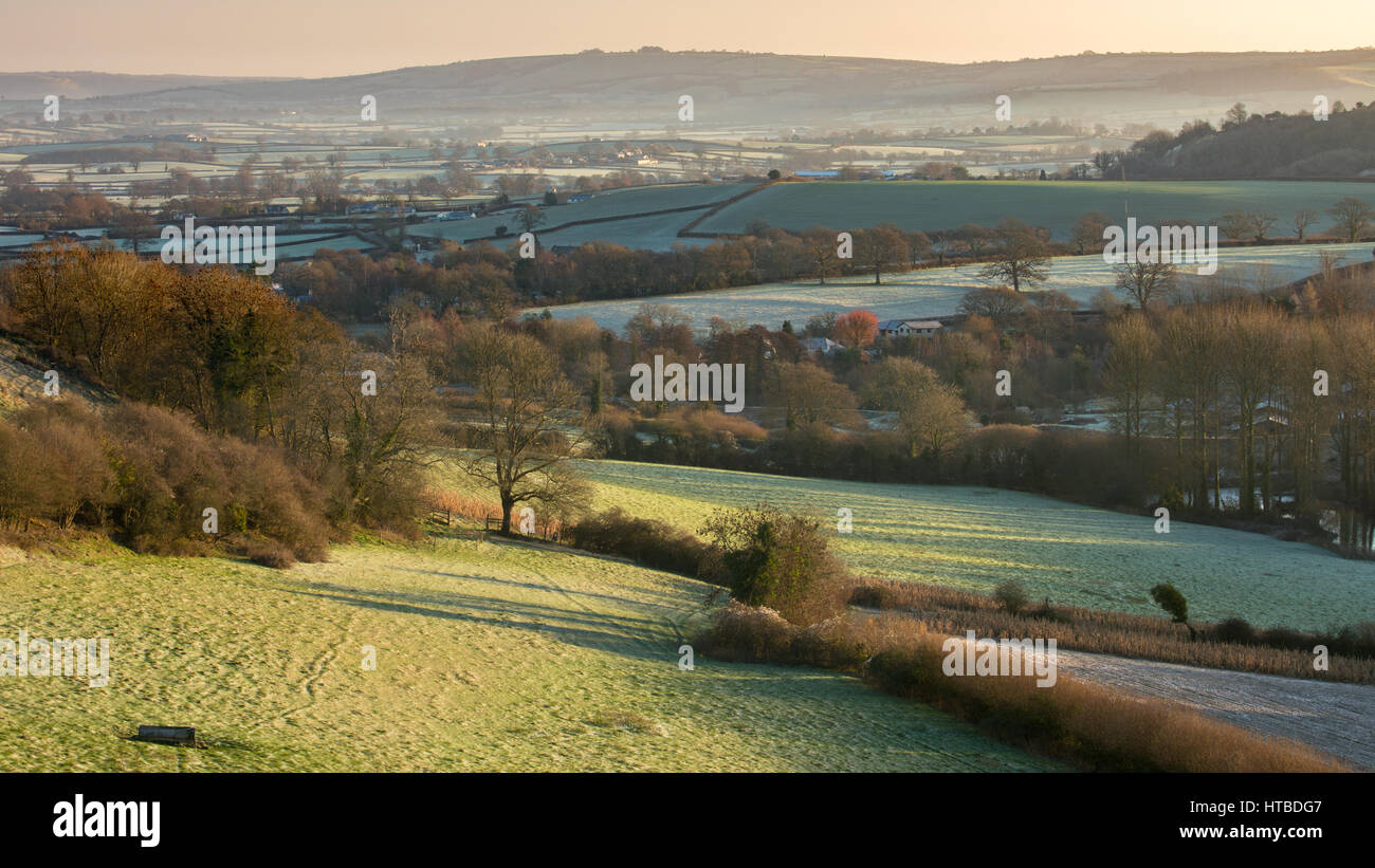 Blackmore vale frosty hi-res stock photography and images - Alamy