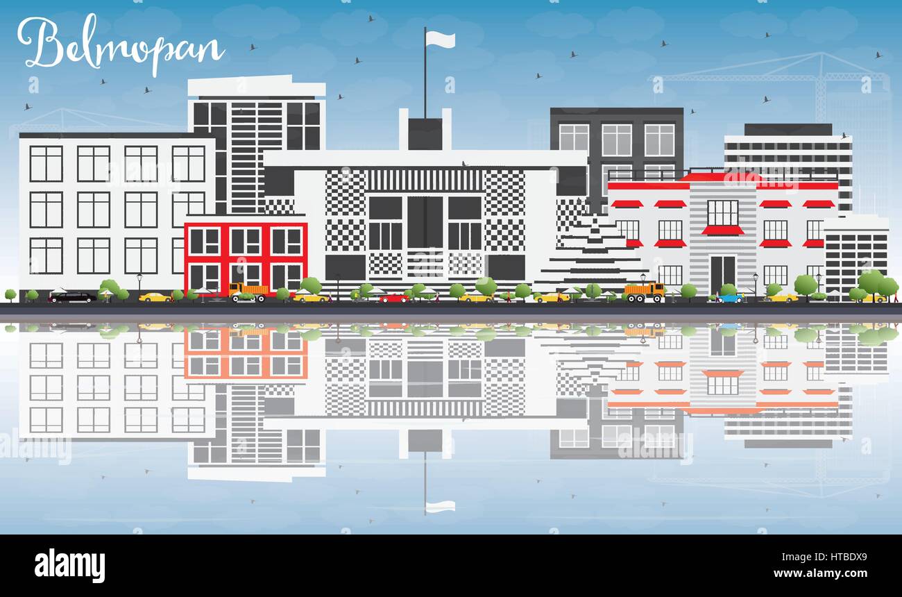 Belize belmopan view Stock Vector Images - Alamy