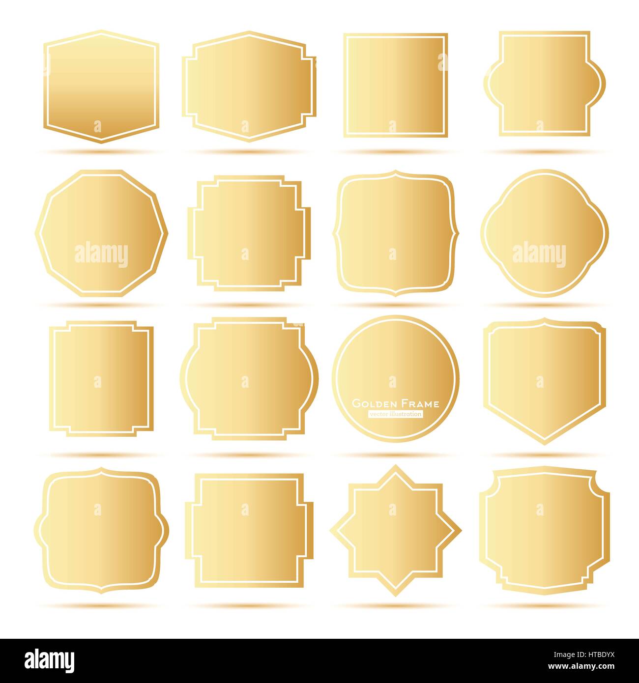 Arabesque vector frames set Stock Vector Images - Alamy