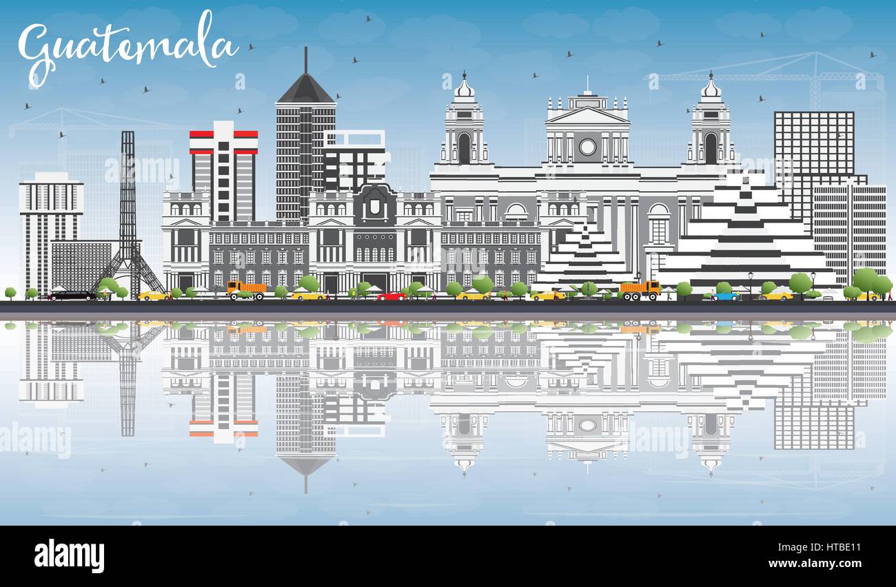 Guatemala city travel Stock Vector Images - Alamy