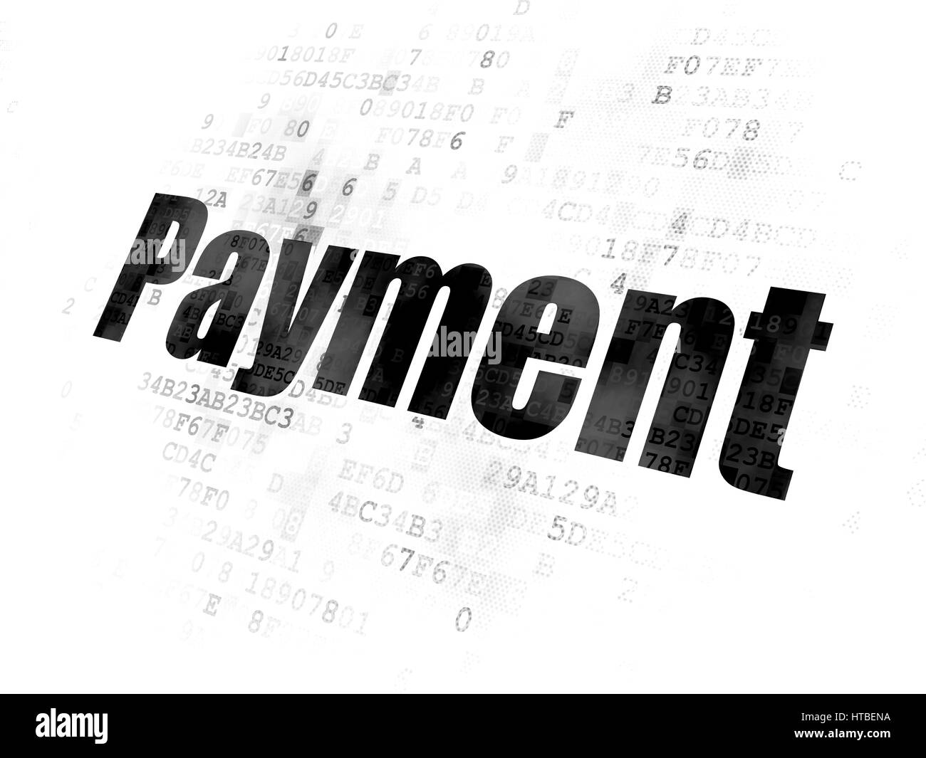 Finance money technology background Black and White Stock Photos ...