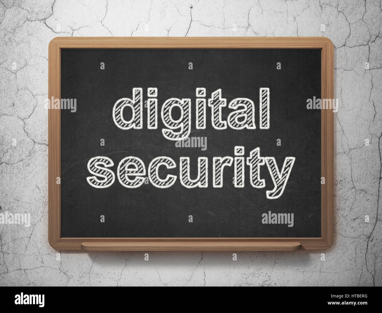 Privacy concept: Digital Security on chalkboard background Stock Photo - Alamy