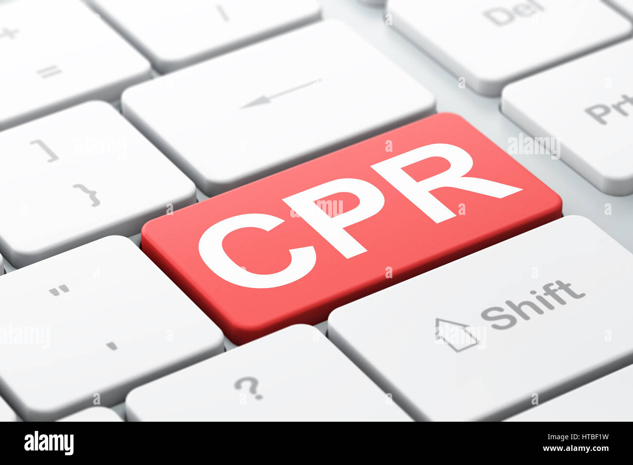 Medicine concept: CPR on computer keyboard background Stock Photo - Alamy
