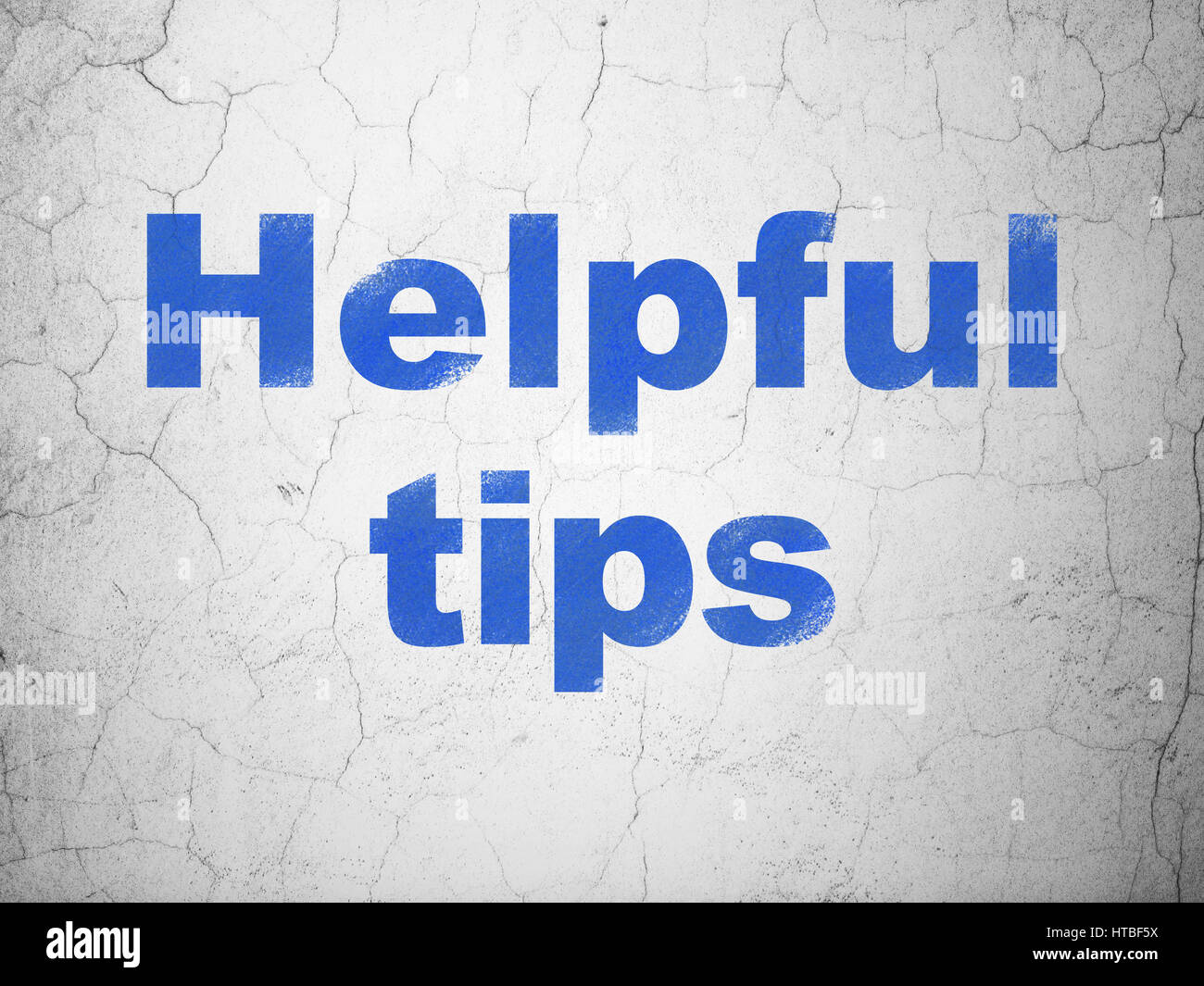 Learning concept: Helpful Tips on wall background Stock Photo - Alamy
