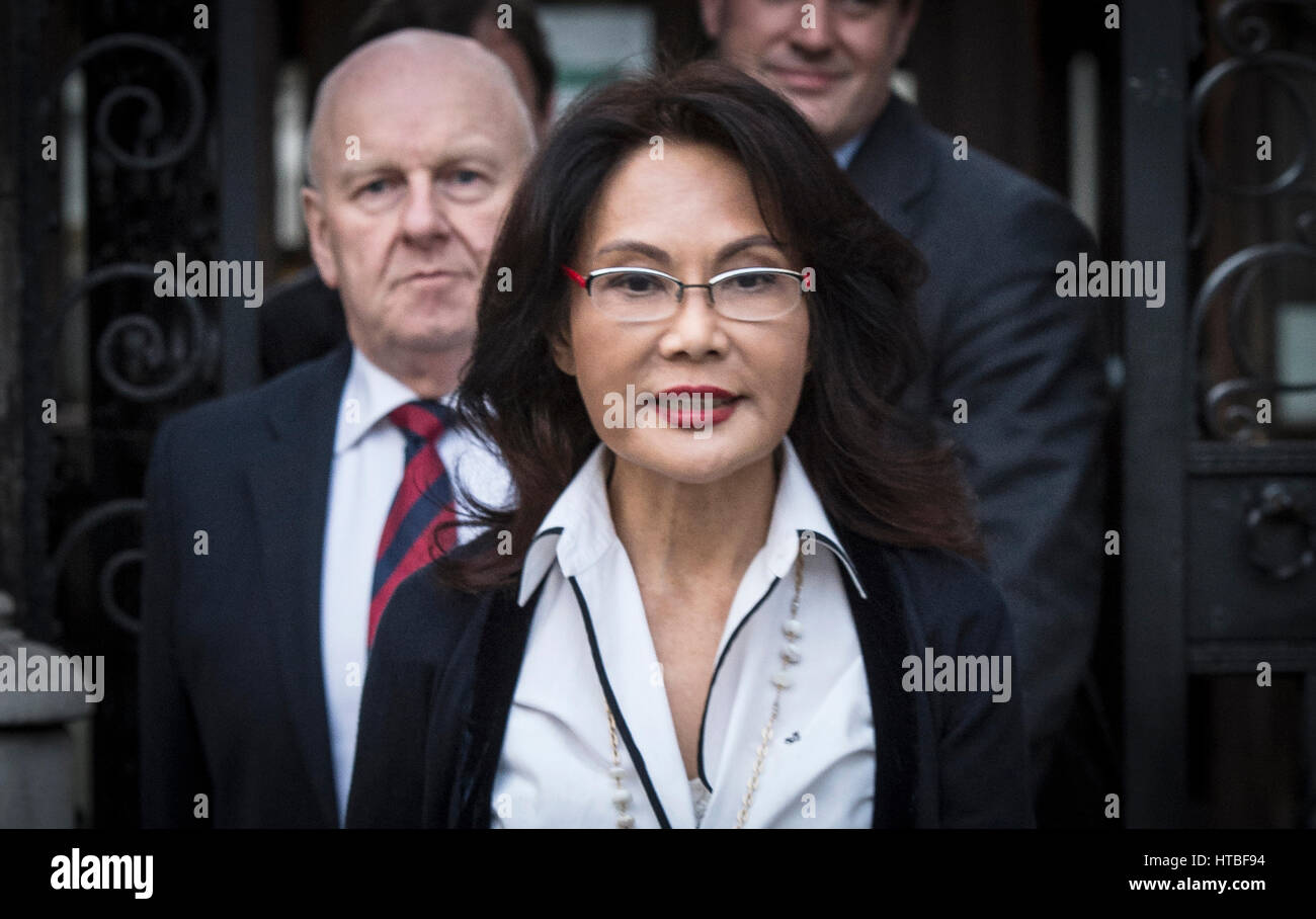 Pauline Chai, 70, leaves the Royal Courts of Justice in London where ...