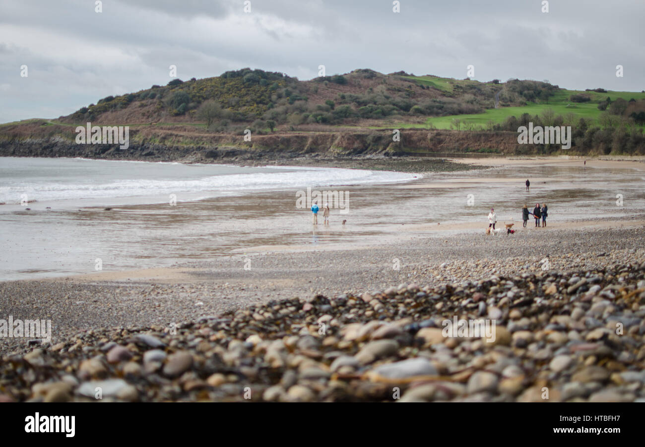 Swansea beach sunset hi-res stock photography and images - Alamy