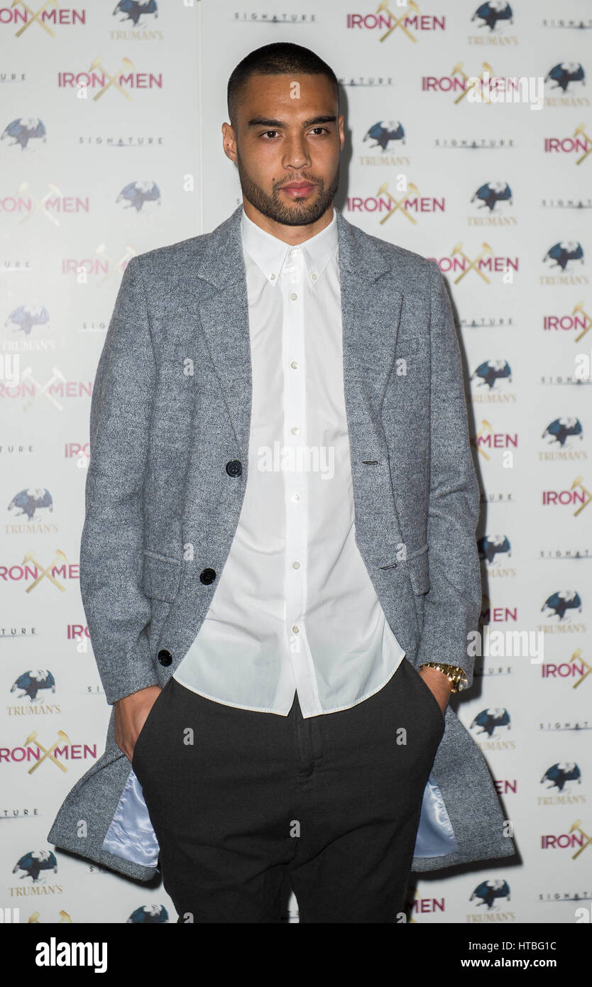 London UK. Winston Reid at the UK Premiere of 'Iron Men' at the Mile ...