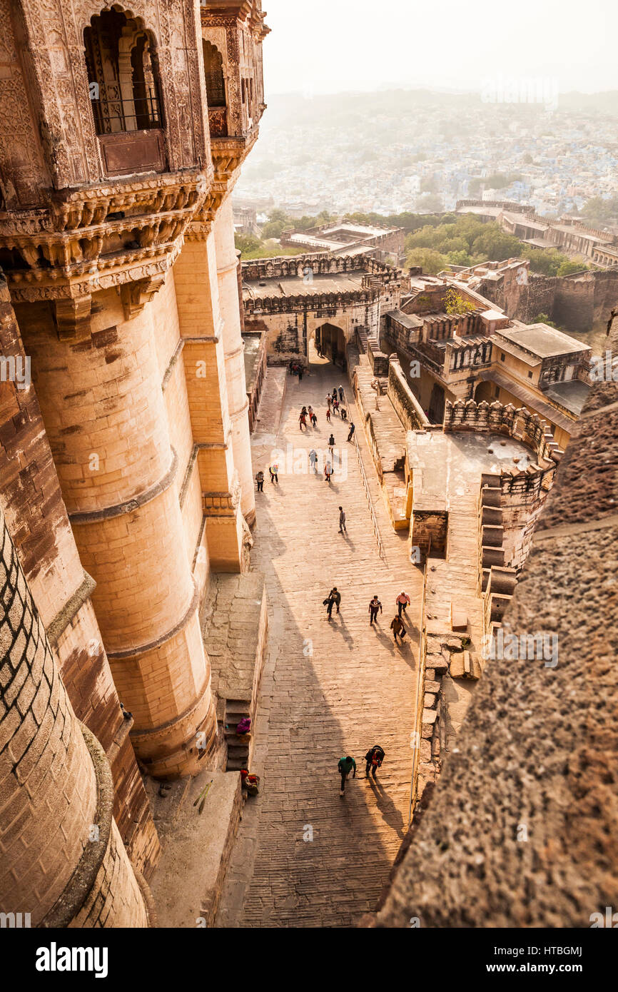 Entrance gate mehrangarh fort jodhpur hi-res stock photography and ...