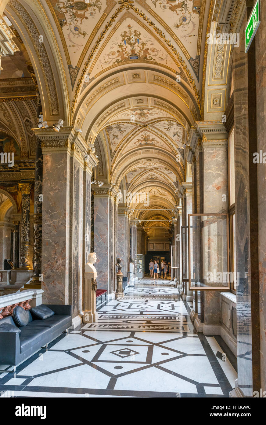 Hall in the Kunsthistorisches Museum, Vienna, Austria Stock Photo - Alamy