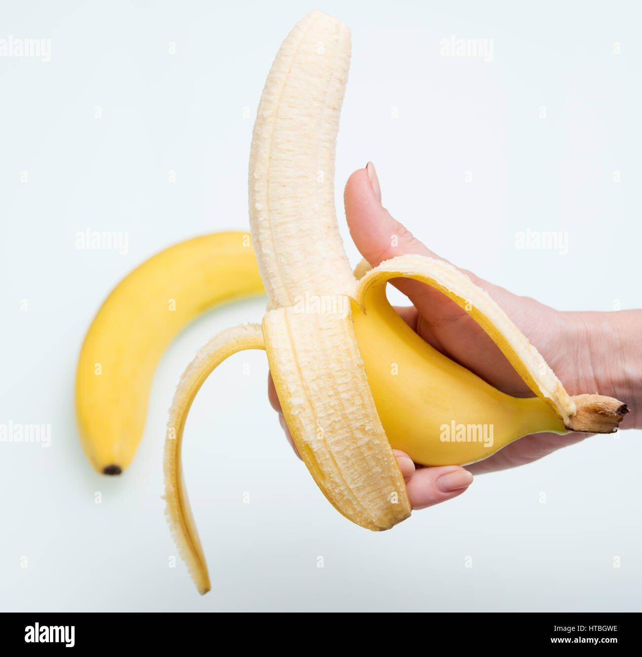 brushed ripe sweet banana Stock Photo - Alamy