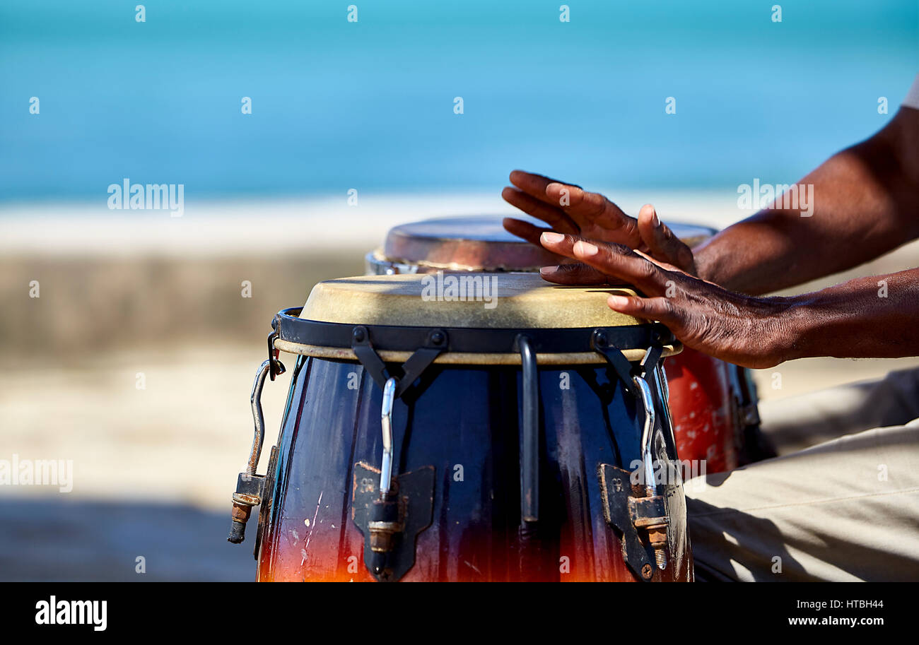 Bongo player hi-res stock photography and images - Alamy