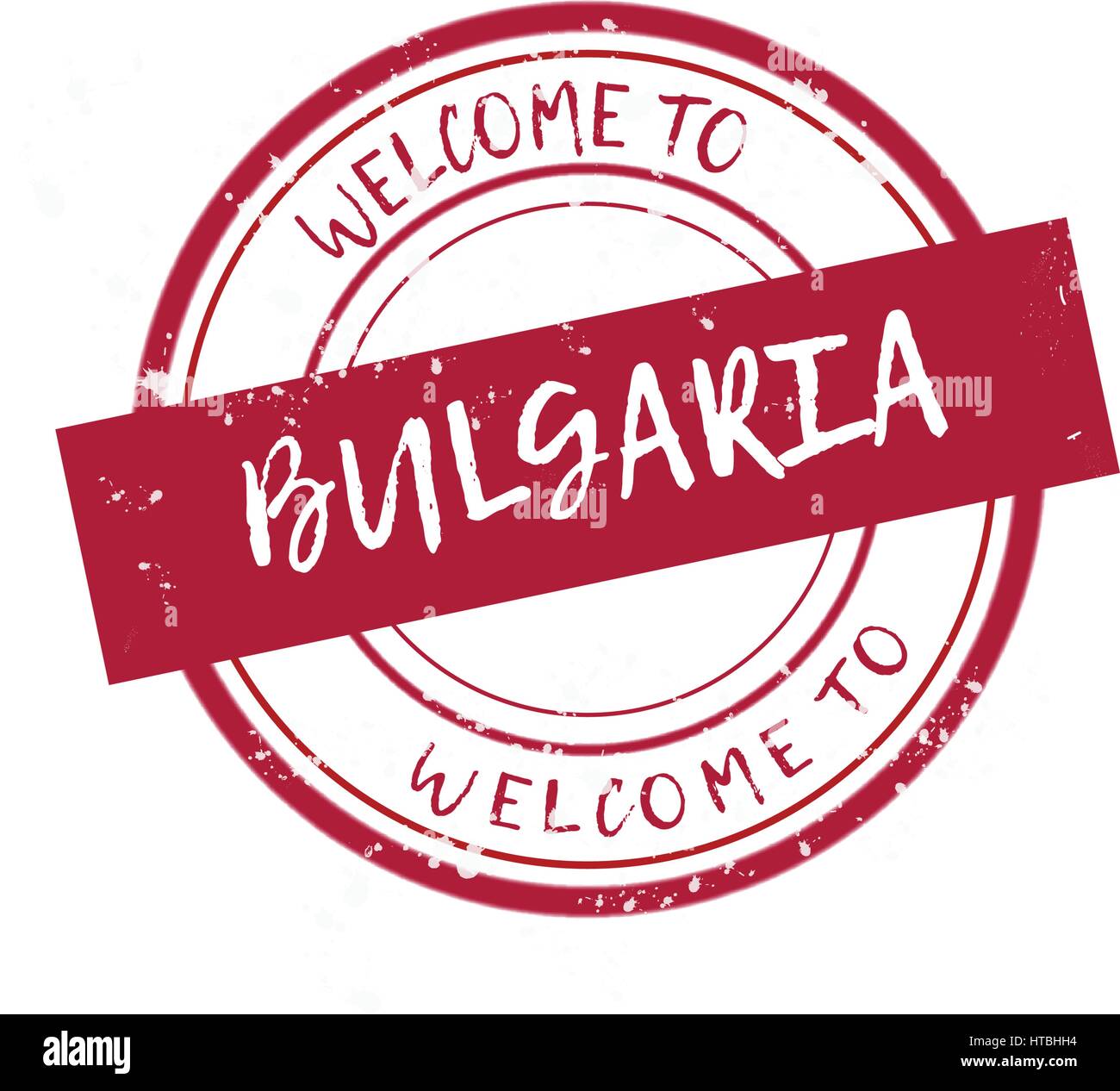Welcome to bulgaria Stock Vector Images - Alamy