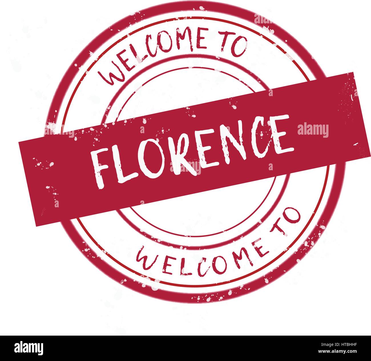 Welcome to tuscany Stock Vector Images - Alamy