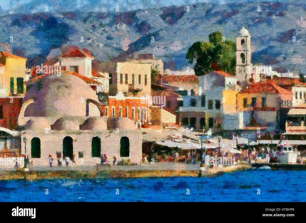 Cafe kriti chania hi-res stock photography and images - Alamy
