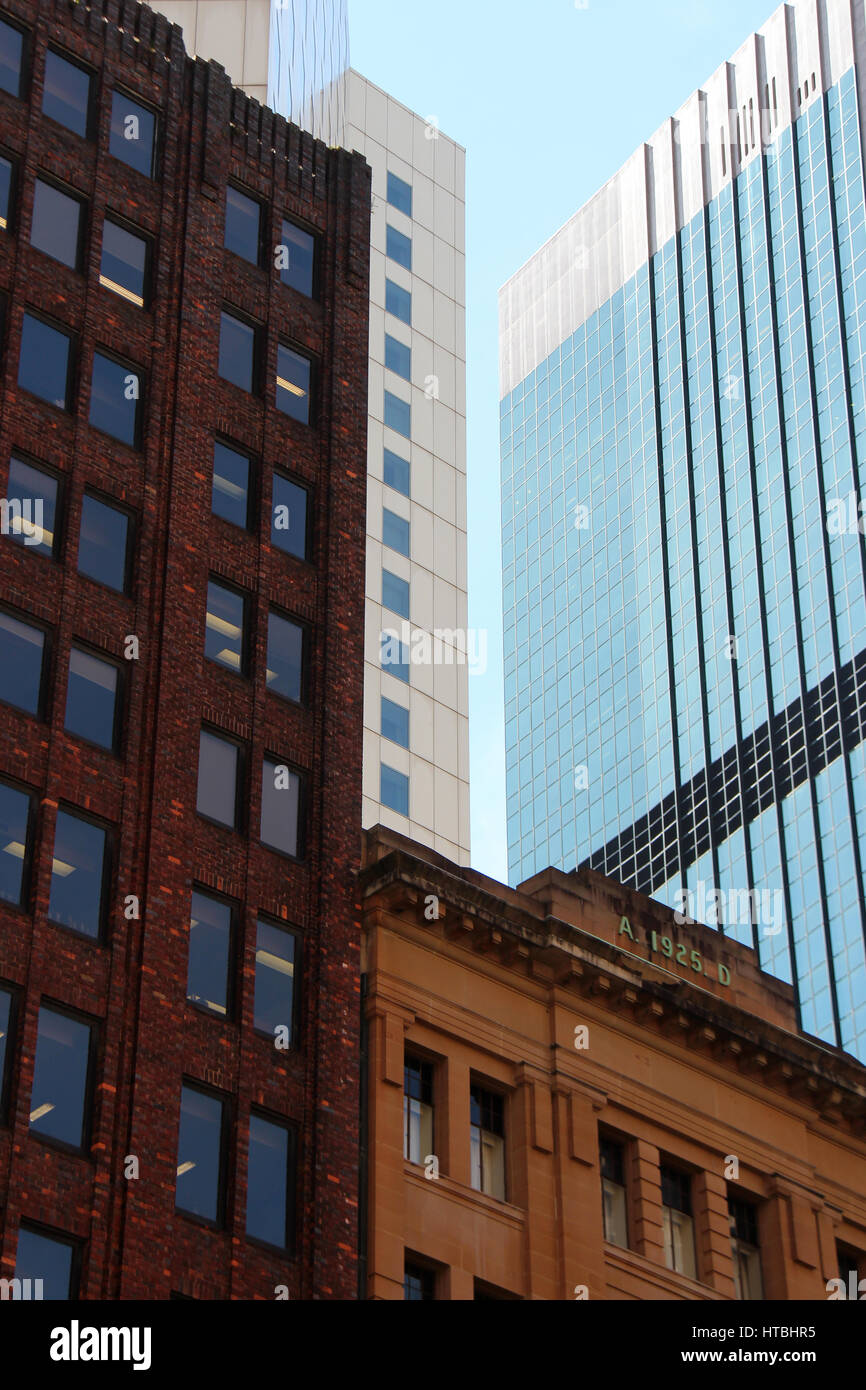Buildings in Bridge street in Sydney (Australia Stock Photo - Alamy