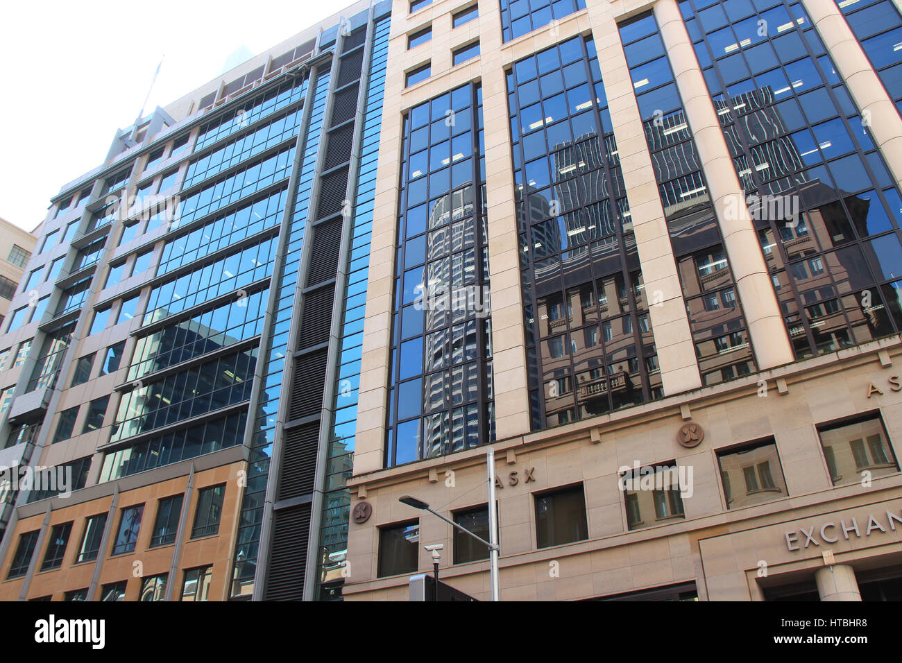 Buildings in Bridge street in Sydney (Australia Stock Photo - Alamy