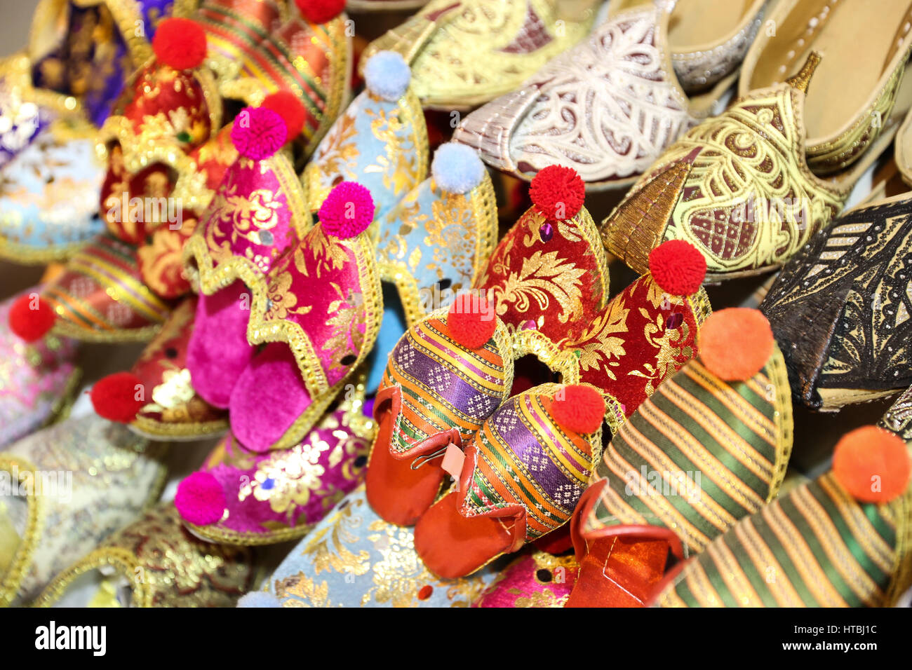 Traditional Turkish Slippers in Istanbul City, Turkey Stock Photo - Alamy