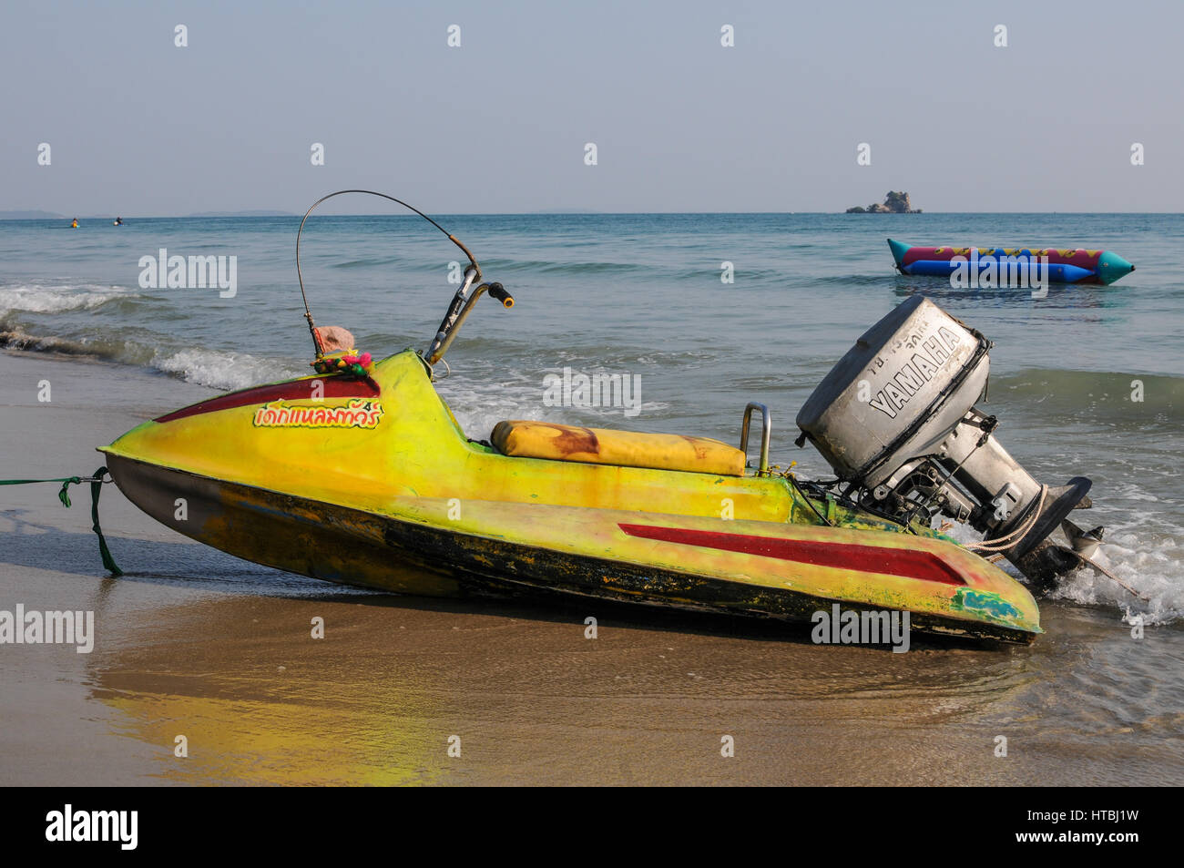 Thai speedboat in Thailand Stock Photo - Alamy