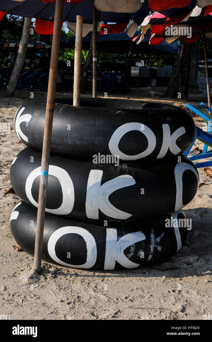 Rubber floating tyres in thailand hi-res stock photography and images ...